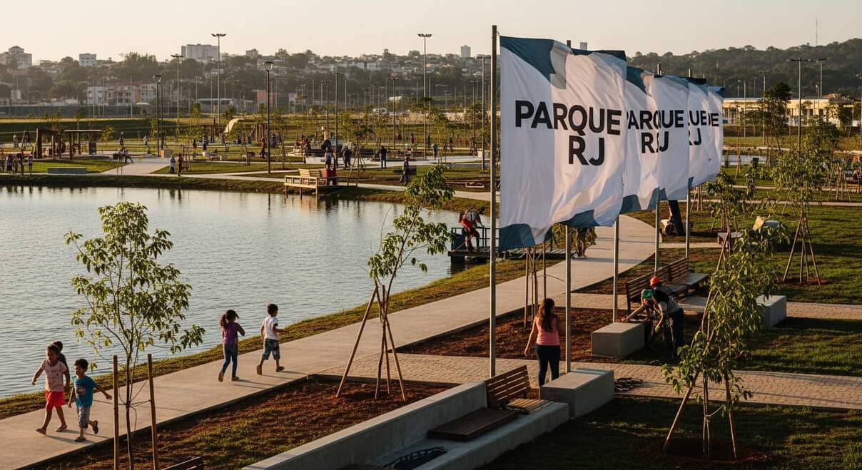 Do Piscinão Ao Paraíso: Parque RJ Em São Gonçalo Já Tem 70% Das Obras ...